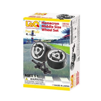 【LaQ】F1賽車輪組(6賽車輪+6賽車輪軸) 日本製造立體3D益智積木/益智玩具/兒童創意建構玩具 | 蝦皮購物