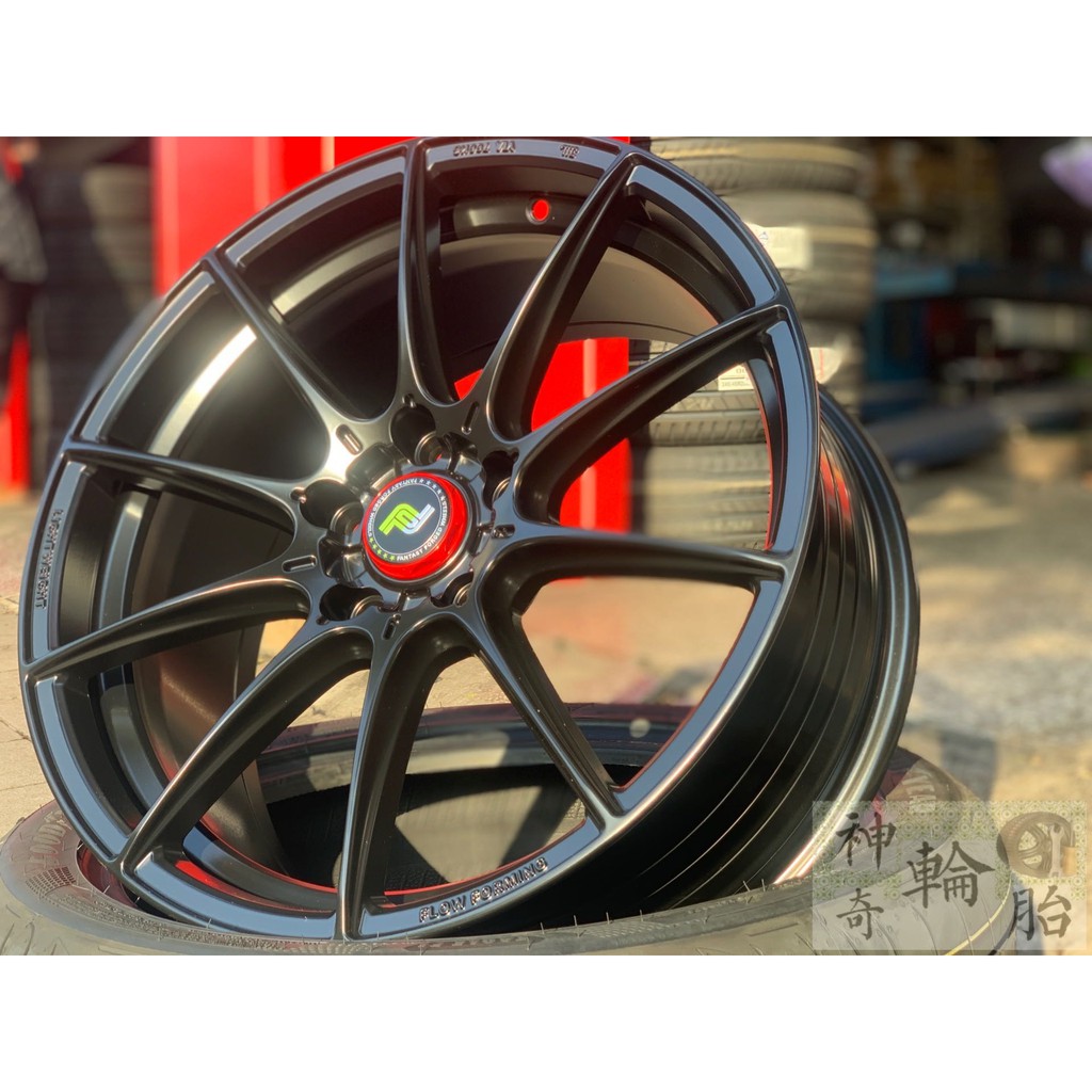 18吋鋁圈 璇壓輕量化 VLF02 放射大凹款 平光黑 5/114 8J ET42 迎新年超特惠完工價 裝到帥到 | 蝦皮購物