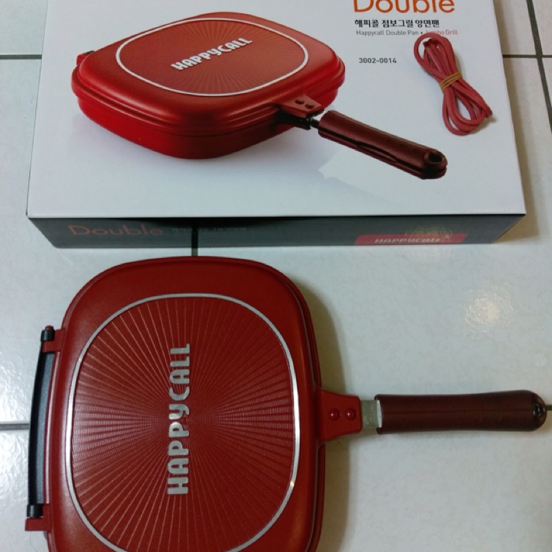 韓國Happycall 鑽石壓力不沾雙面鍋(加大) | 蝦皮購物