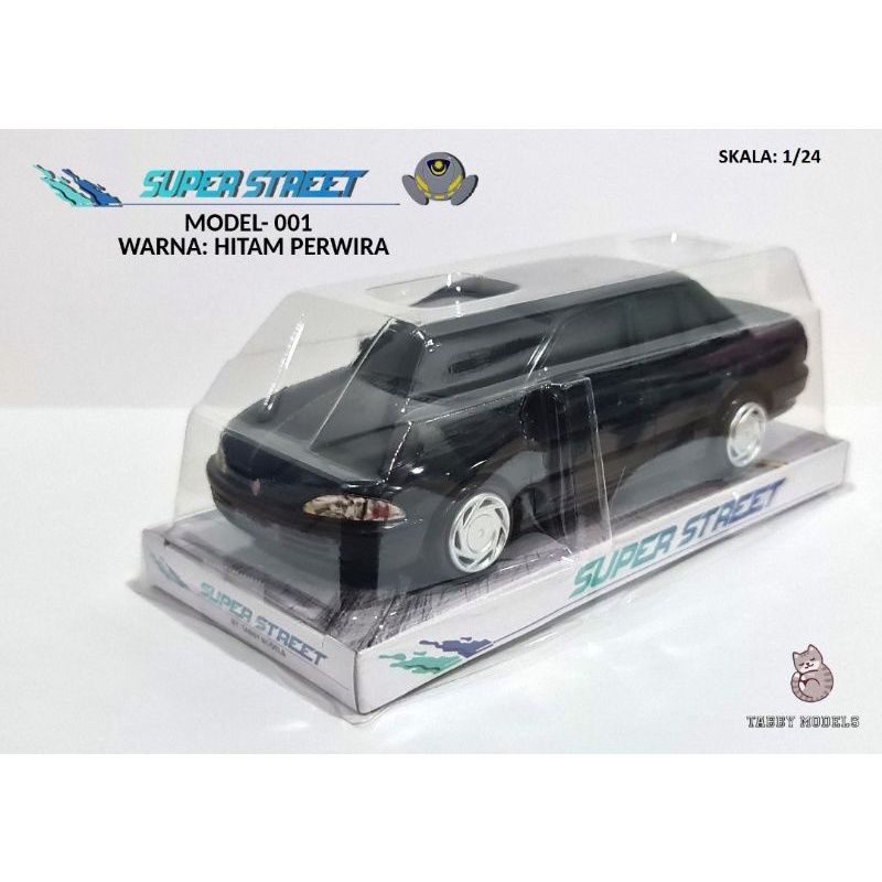 Proton WIRA SUPER STREET SCALE 1:24 塑料壓鑄模型來自TABBY 模型 | 蝦皮購物