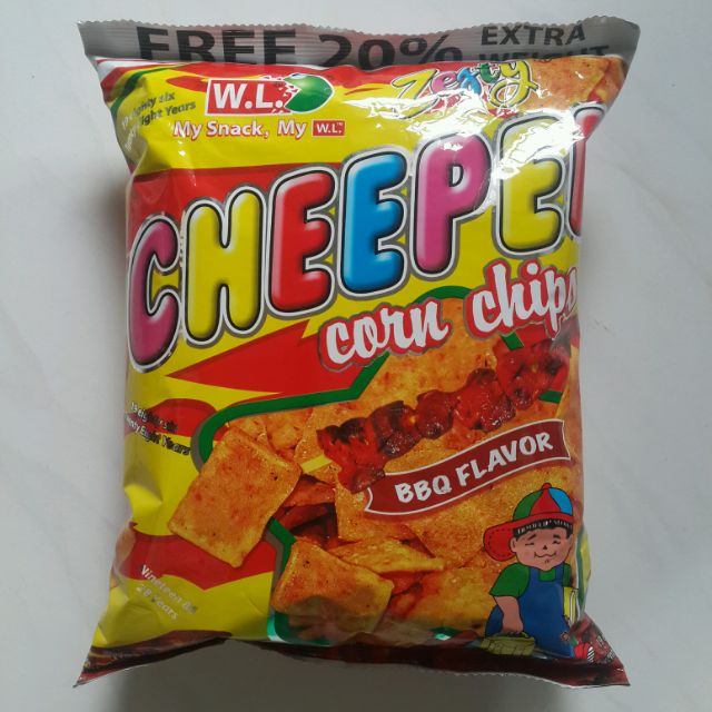 CHEEPEE CORN CHIPS 玉米脆片 120g 菲律賓 餅乾 BBQ口味 話匣子 玉米片 | 蝦皮購物