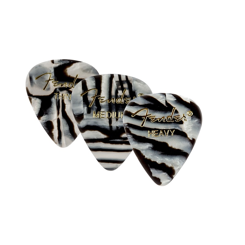 Fender Graphic Zebra 351 Shape Pick 斑馬紋路 撥片 - 【他,在旅行】 | 蝦皮購物