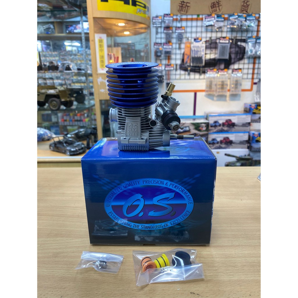 上手遙控模型 O.S. MAX最新 21XR-B Ver.III1/8 越野車用中階引擎 藍頭 1CY00 | 蝦皮購物