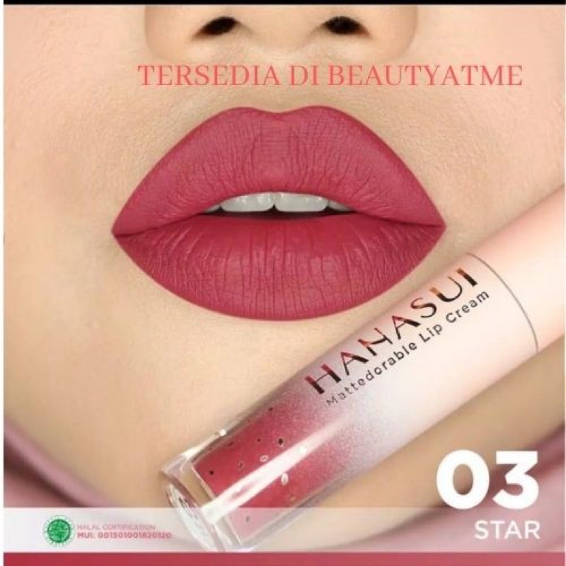 Hanasui mattedorable lipcream / lipmatte shade lengkap | 蝦皮購物