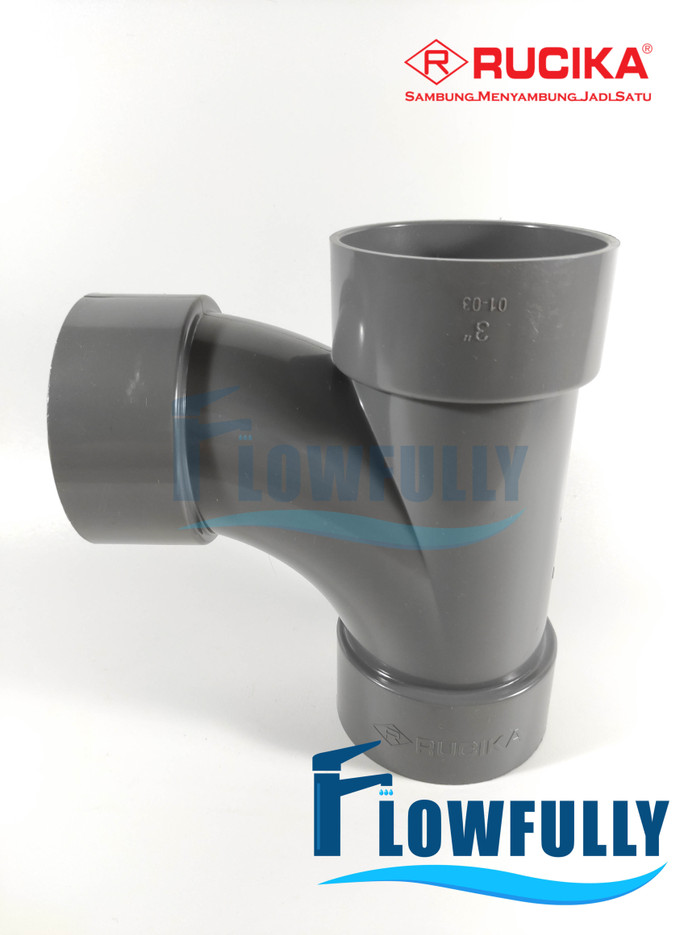 大半徑三通 D 3 英寸 PVC TY 90 度三通 | 蝦皮購物