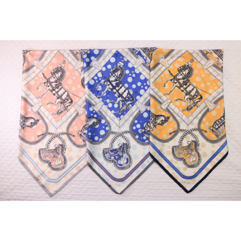 韓國製 頸巾 小絲巾 愛馬仕風格 四款 | 蝦皮購物