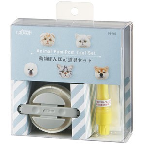 【傑美屋-縫紉之家】 日本CLOVER可樂牌工具~動物毛線球製球器便利道具組合58786 58-786 寵物 | 蝦皮購物