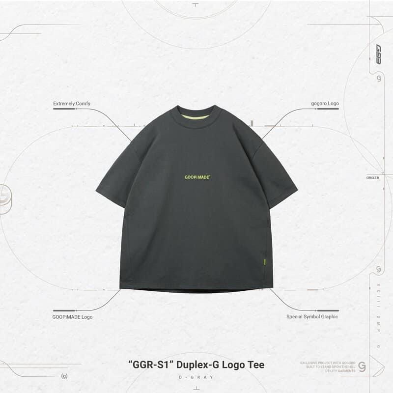 [已售出]低於原價 goopi ”GGR-S1” Duplex-G Logo Tee 灰2 | 蝦皮購物