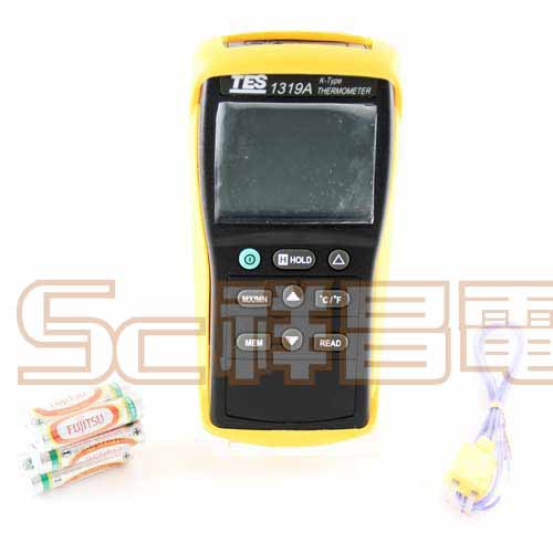 【祥昌電子】TES 泰仕 TES-1319A 數位溫度計 K型 K-Type 溫度錶 溫度表 ℃攝氏 / ℉華氏可選 | 蝦皮購物