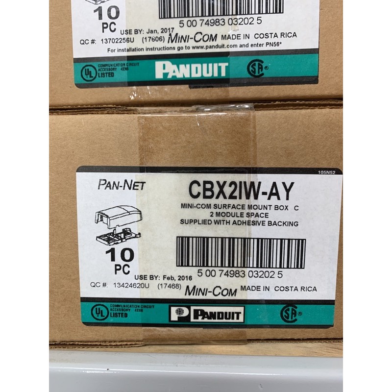 Panduit 資訊插座面板、資訊盒，搭配賣場內的Panduit資訊插座使用 | 蝦皮購物