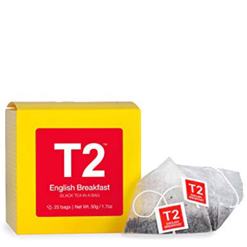 (澳洲T2 TEA)(現貨）T2 經典英式早餐茶「茶包」1盒25入 | 蝦皮購物
