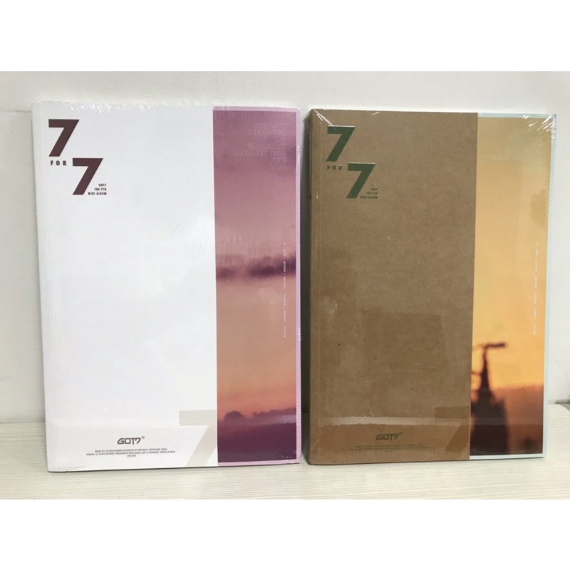 全新現貨(未拆) GOT7 - 7TH MINI ALBUM 7 FOR 7 (韓國進口盤) 2版不拆售 | 蝦皮購物