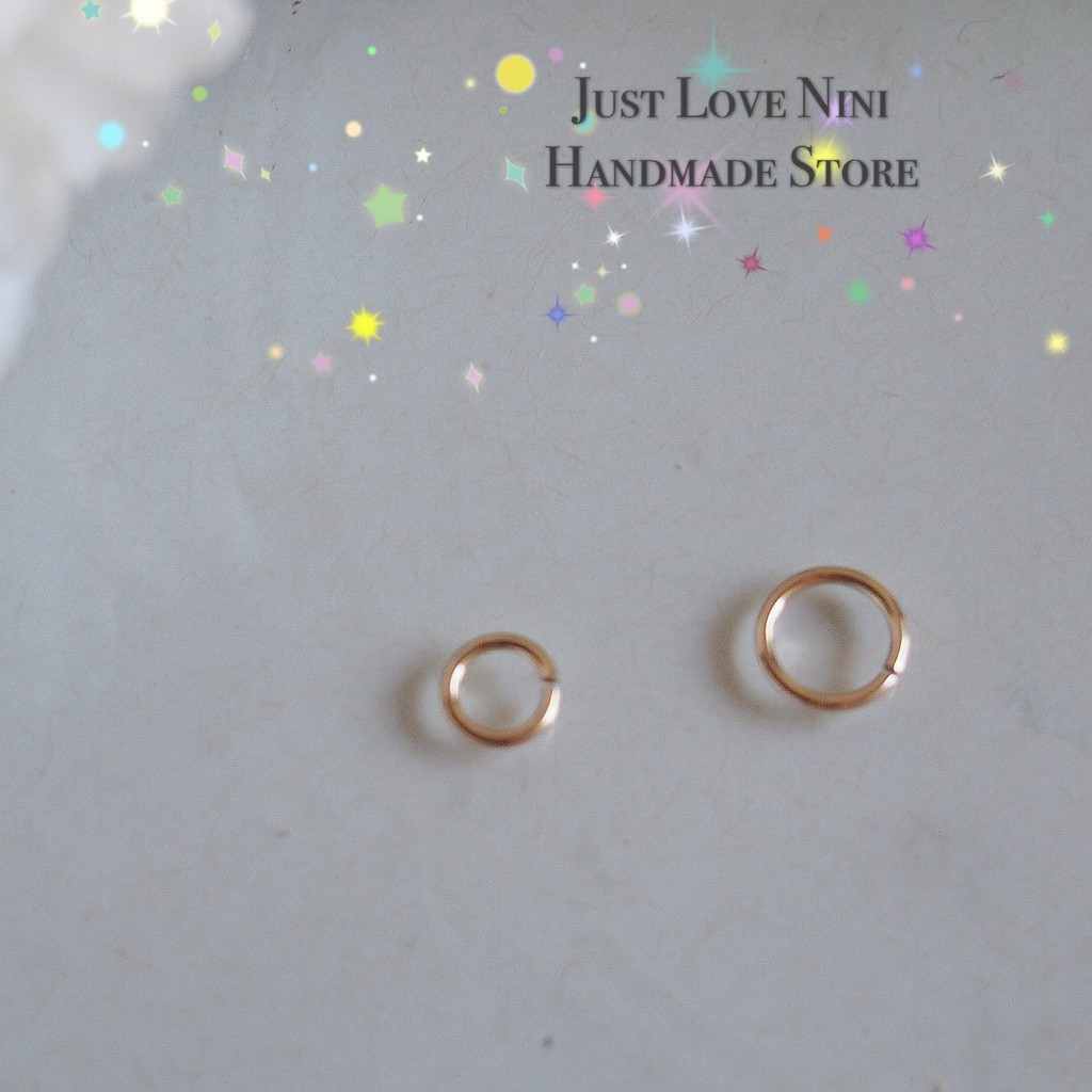 J.L.N.美國14K包金開口圈1個單圈手作DIY配件 | 蝦皮購物