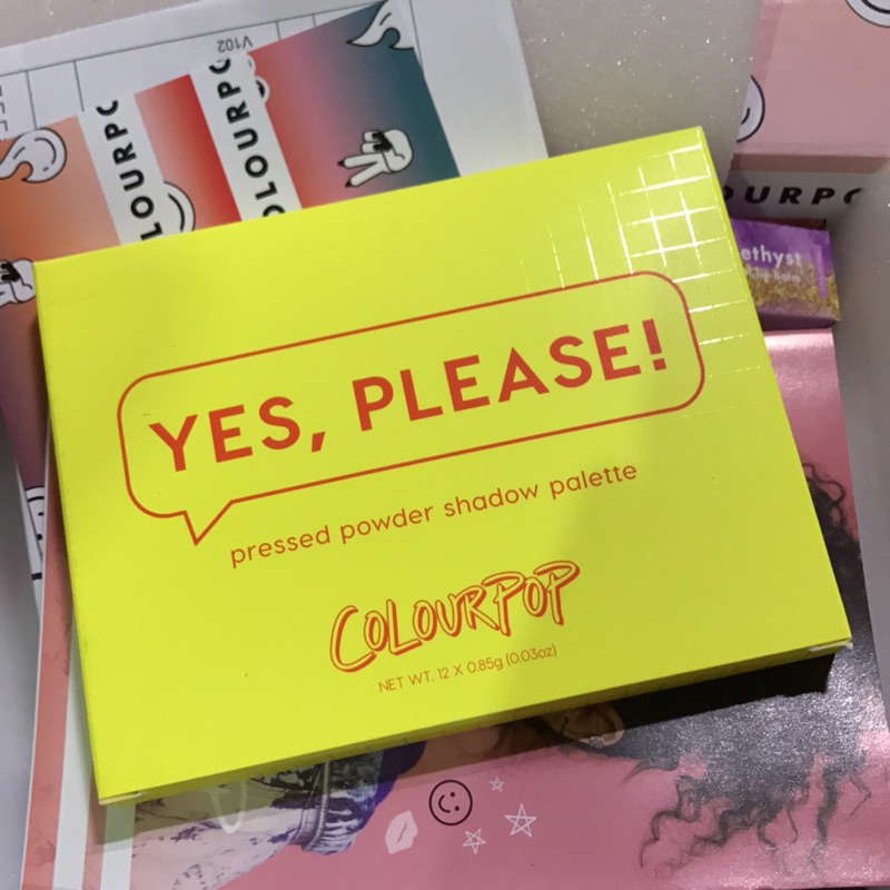 《全新現貨一盤》Colourpop yes please 16色眼盤 | 蝦皮購物