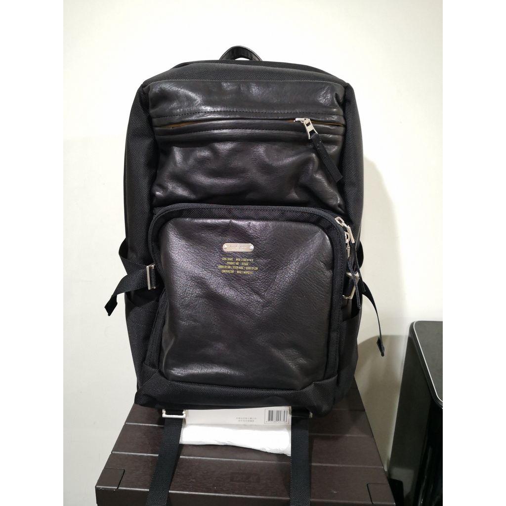 MSPC MASTER-PIECE SPEC 後背包 皮革背包 筆電包 No.02560-BLACK | 蝦皮購物