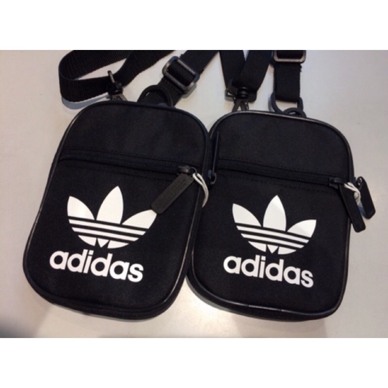Linda ️代購 ADIDAS 斜背包 側背包 小包 帆布 透明 黑粉 H50997 H50998 Ei7411 | 蝦皮購物