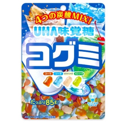 特價 UHA 味覺糖 酷Q迷你軟糖 綜合水果口味 綜合乳酸菌口味 汽水口味 85g | 蝦皮購物
