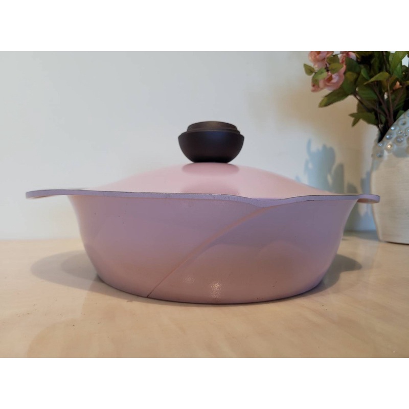 《韓國》Chef Topf * 薔薇系列 24 cm 不沾淺鍋 La Rose 玫瑰鍋 焗燉鍋 環保陶瓷 | 蝦皮購物