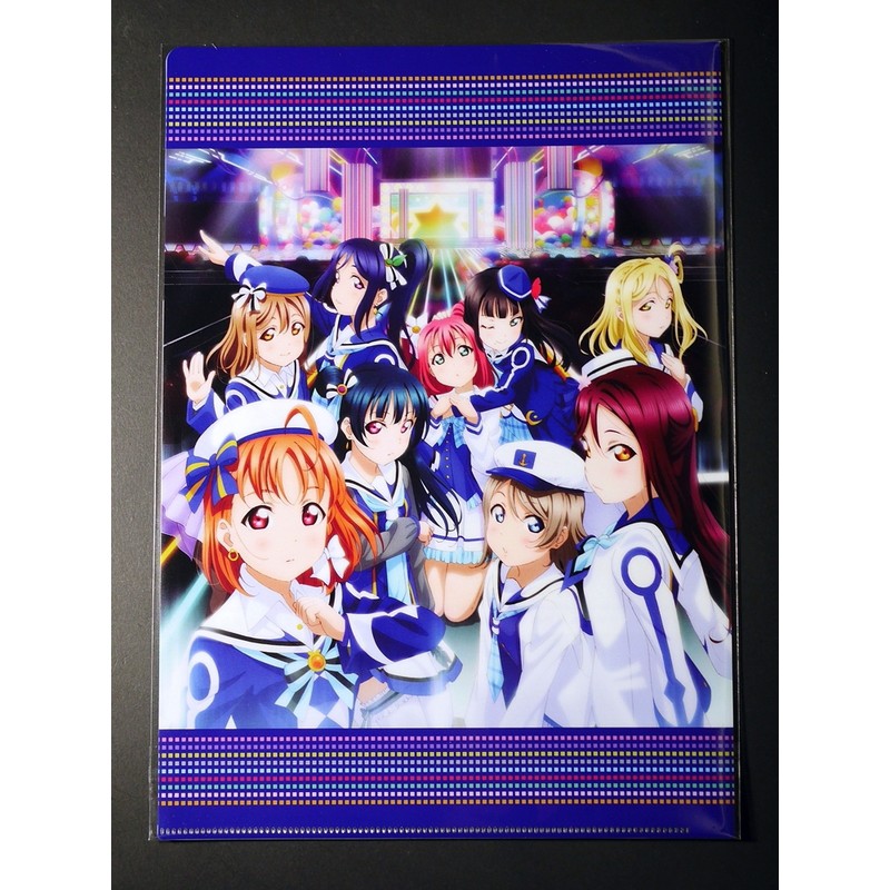 [加冰] Love Live! Aqours 水團 日本CD購入限定特典 L夾 資料夾 文件夾 動畫第二季OP專輯 | 蝦皮購物