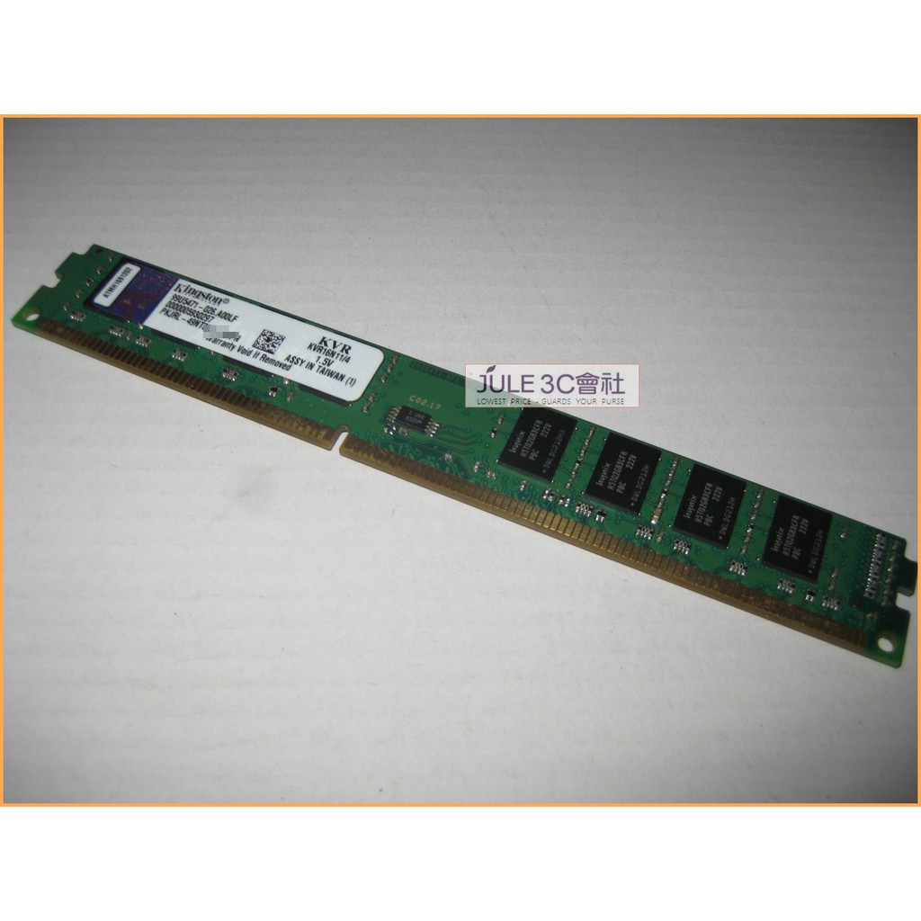 JULE 3C會社-金士頓Kingston DDR3 1600 雙面 4GB 4G KVR16N11/4 桌上型 記憶體 | 蝦皮購物