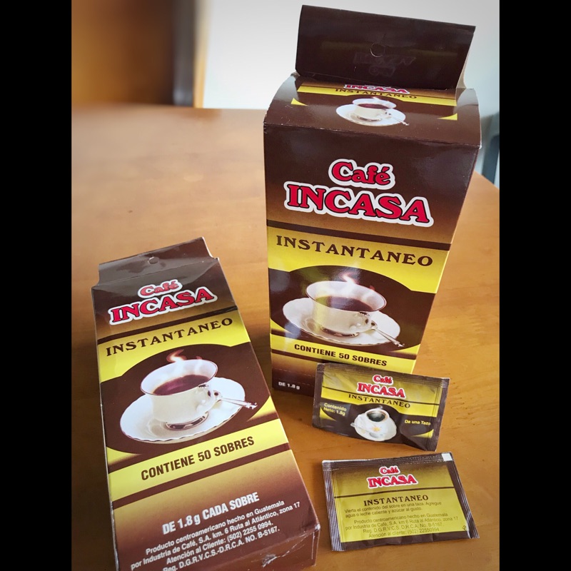 CAFÉ INCASA 中美洲瓜地馬拉經典即溶咖啡/純黑咖啡 | 蝦皮購物