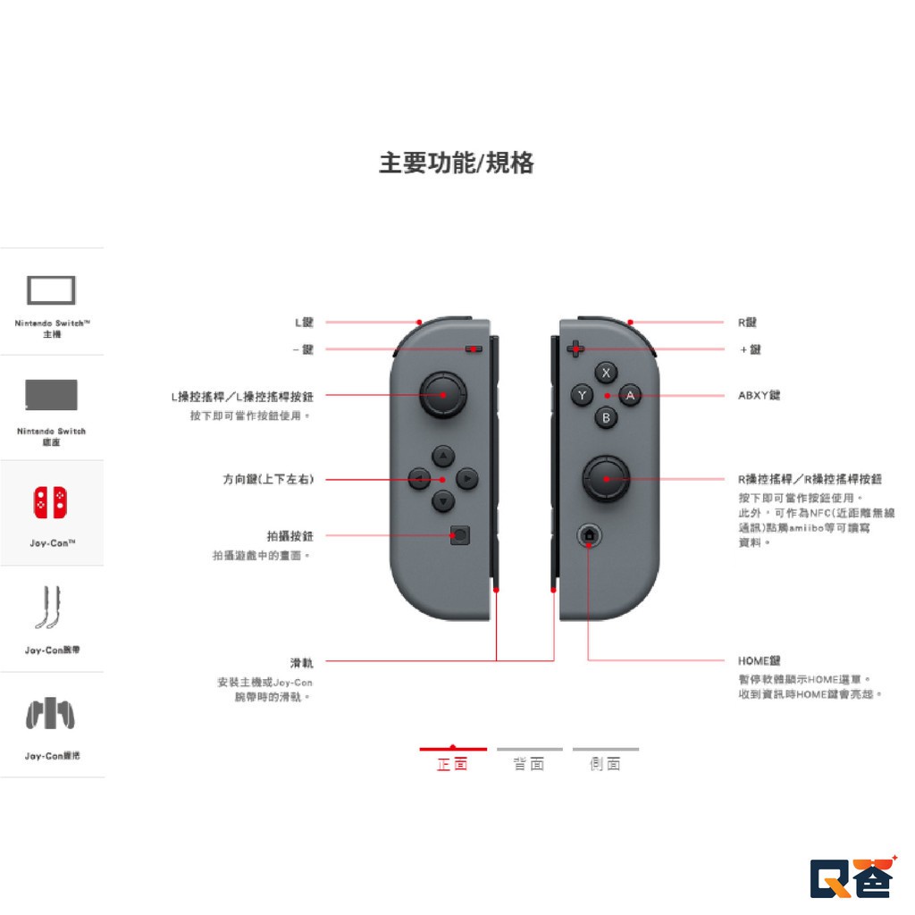 任天堂 Switch Joy-con NS 原廠把手 紅藍 左右【手把】 全新公司貨左右控制器 電光黃 Q哥 SW004 | 蝦皮購物