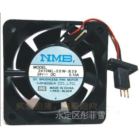 【工廠直銷 跑量】原裝NMB6025 2410ML-05W-B39 24V0.10A發那科數位機床散熱風扇6CM | 蝦皮購物