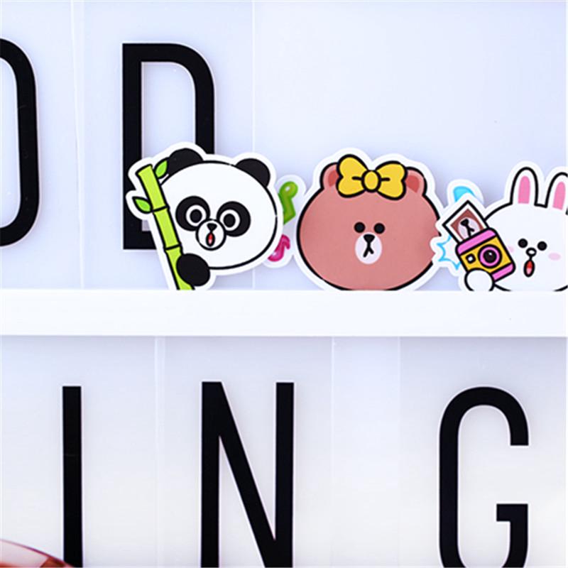 112 件/套 Line Town Friends Cony Rabbit 棕熊莎莉鴨混合貼紙 | 蝦皮購物