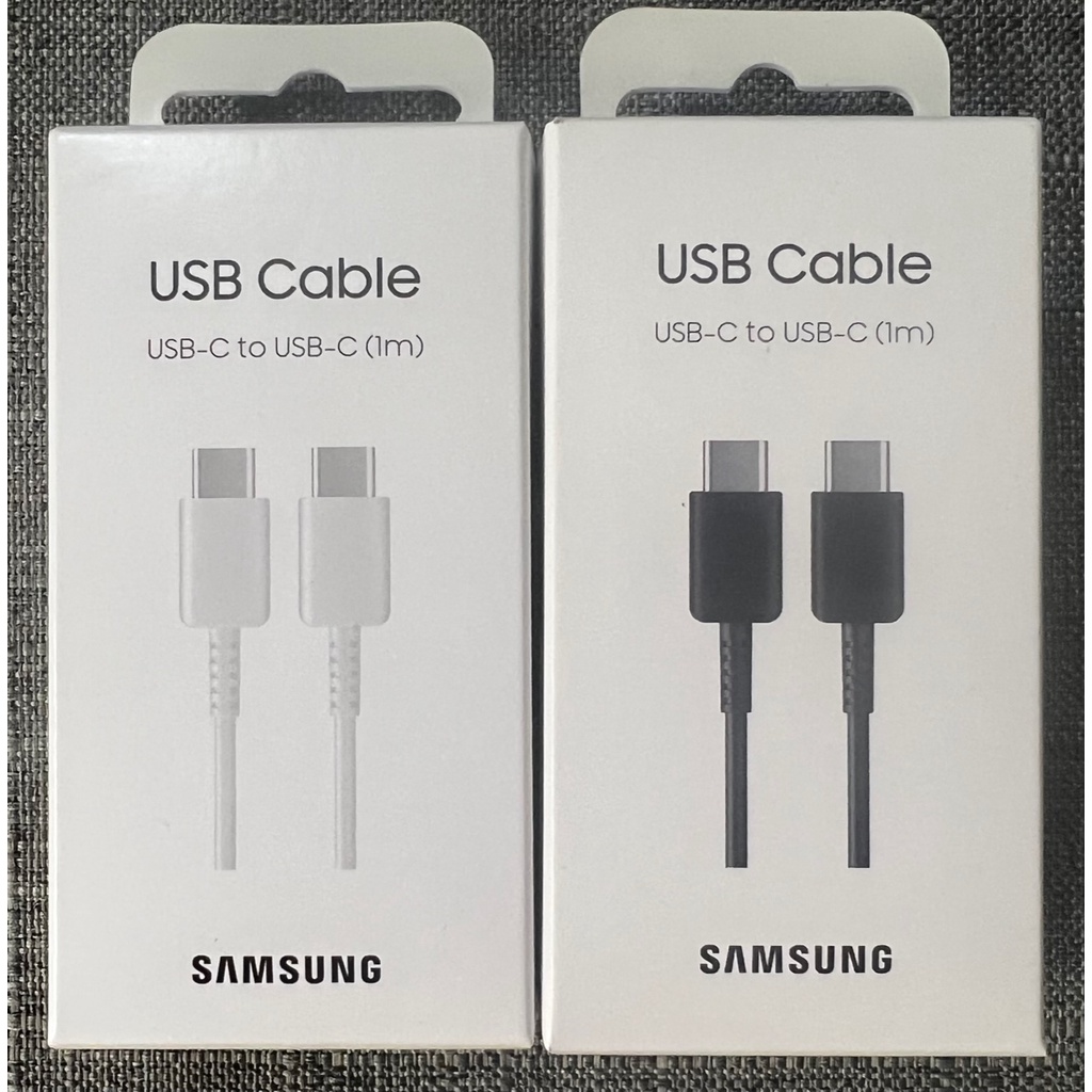 三星 TypeC 轉 TypeC 傳輸線 充電線 充電傳輸線 EP-DA705-白 | 蝦皮購物