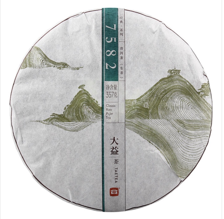 大益普洱生茶 357g/7582 1401「茶有大益」 | 蝦皮購物