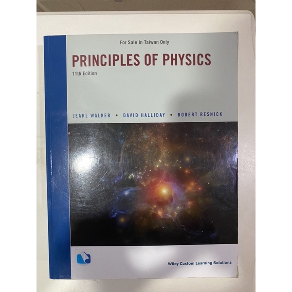principles of physics 11th 普通物理學原文書 作者HALLIDAY | 蝦皮購物