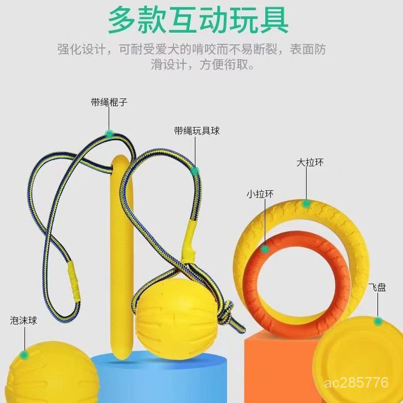 【優選好物】狗狗玩具訓練神器訓馬犬用品EVA浮水材質用品寵物耐咬球拉環飛盤jioyh PHYA | 蝦皮購物
