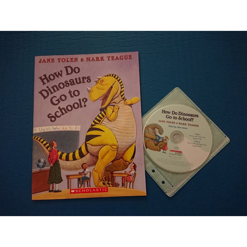 HOW DO DINOSAURS GO TO SCHOOL? (平裝書+CD) | 蝦皮購物
