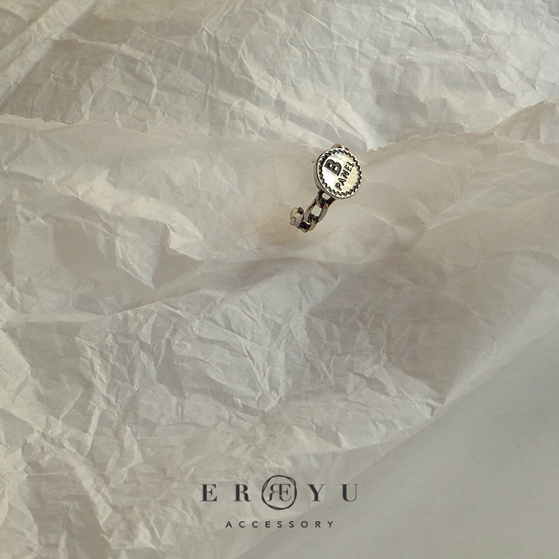 【ERYU】現貨｜Be A Better Man - 復古泰銀開口戒 可調節大小 | 蝦皮購物