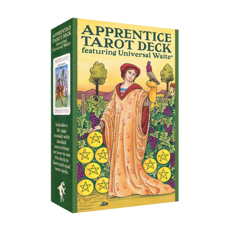 見習生塔羅,贈中文翻譯｜Apprentice Tarot Deck，更容易專注於視覺線索中的含義【左西】 | 蝦皮購物