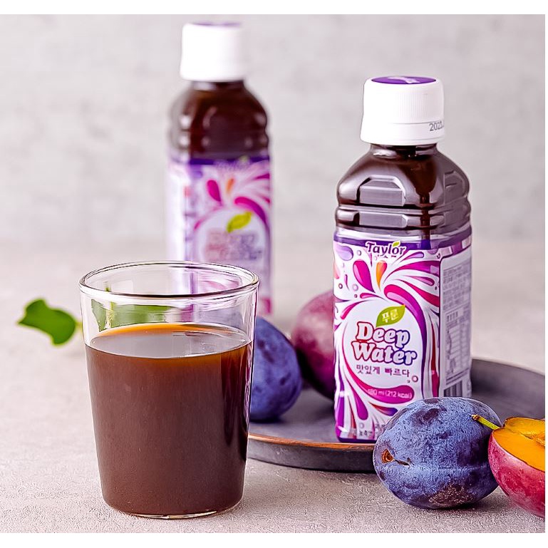 [K-Hfood] Taylor Deep Water Prune 黑棗精露 原味 青梅味 康普茶味 180mlx2瓶 | 蝦皮購物