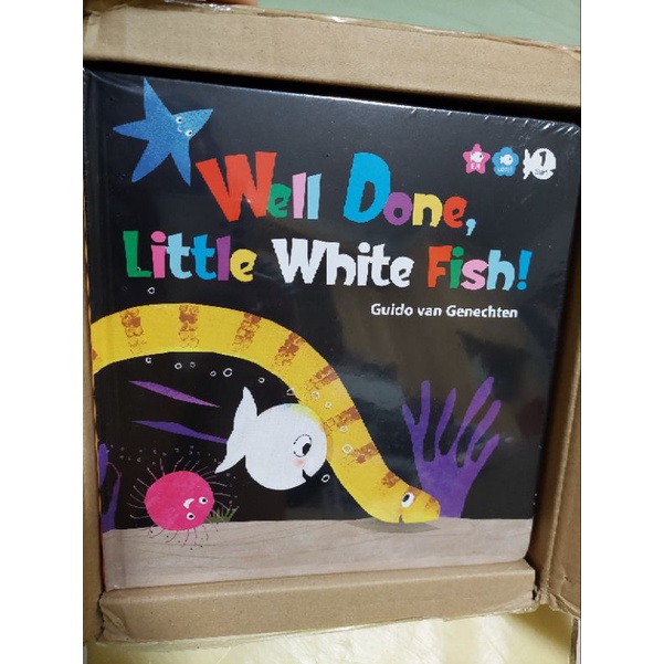 《Little white Fish is so happy 小白魚》童書/繪本【英文版】 | 蝦皮購物