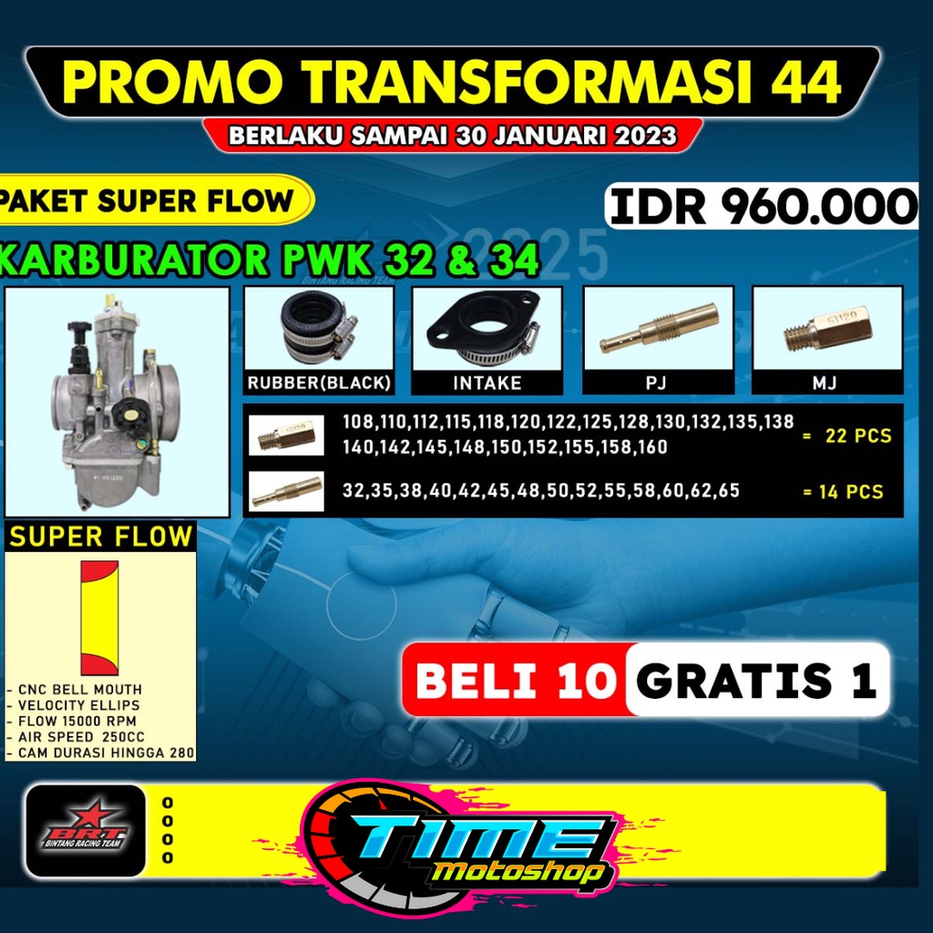 化油器化油器 BRT PWK 32 PWK 34 SUPER FLOW | 蝦皮購物