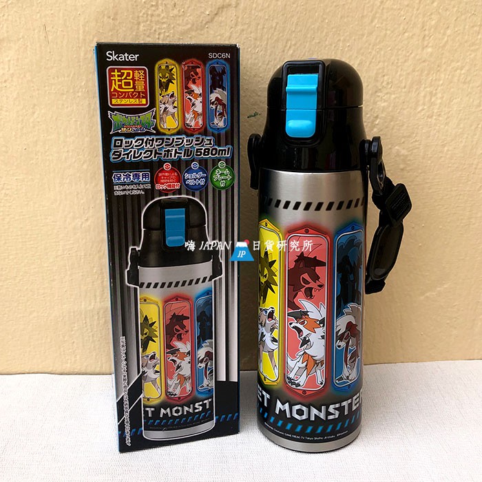 (現貨特價) ️日本限定【SKATER】超輕量不鏽鋼兒童水壺580ml 寶可夢/神奇寶貝/皮卡丘/新幹線 直飲保冷保溫瓶 | 蝦皮購物