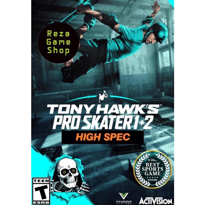 Tony Hawks Pro Skater 1 2 Remaster DVD 遊戲 PC 遊戲 | 蝦皮購物