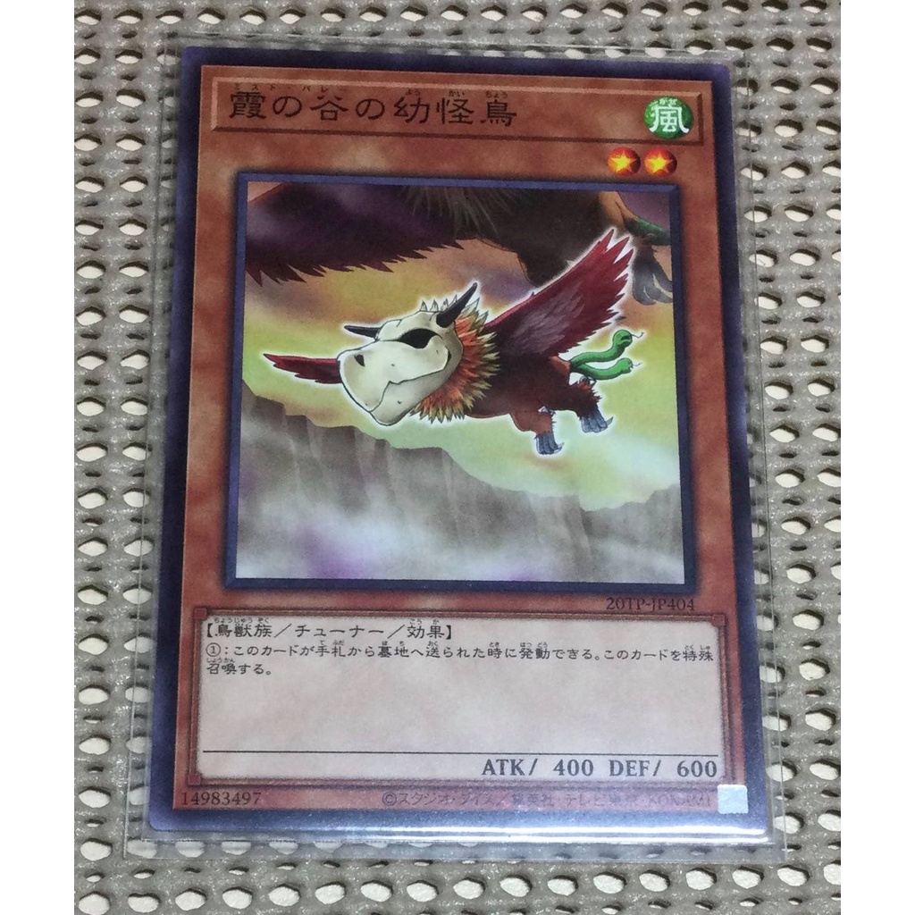 [ 隨緣遊戲王卡 ] 20TP-JP404 霞之谷的幼怪鳥 (普卡) | 蝦皮購物