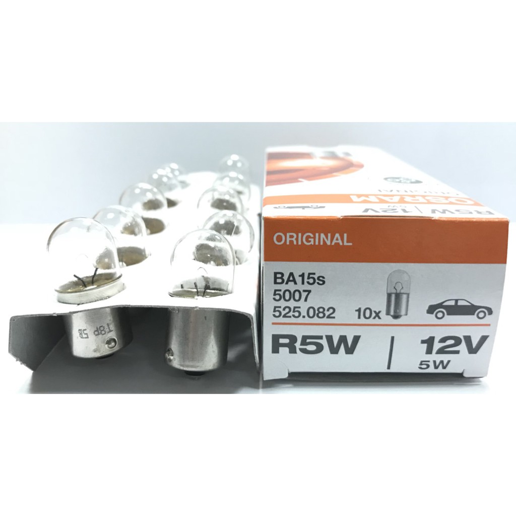 【晴天】OSRAM 12V 5W 5007 歐司朗 單芯燈泡 汽車 牌照燈 R5W | 蝦皮購物
