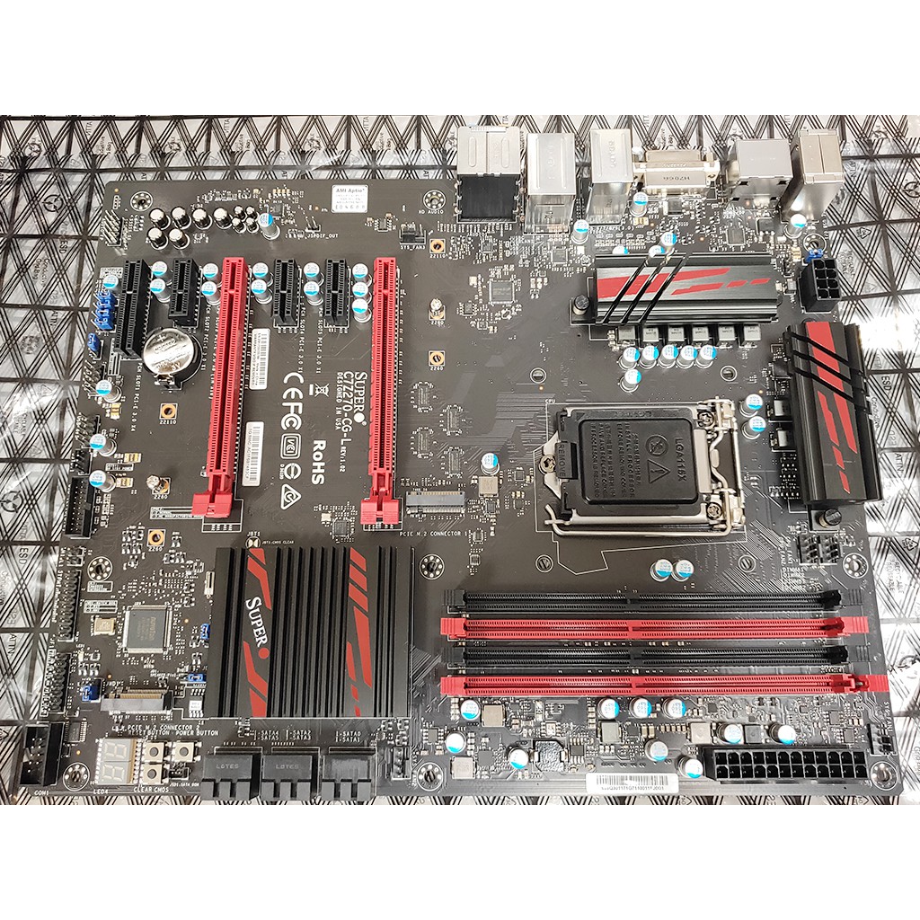 台灣出貨 全新盒裝 超微 C7Z270-CG-L DDR4 Z270 雙M2 伺服器用料 電競主機板 ATX 一年保 | 蝦皮購物