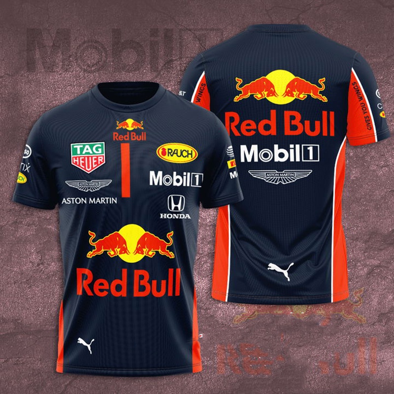個性化 Red Bull F1 Racing Mobil 1 Rauch Aston Martin Print 三維 T | 蝦皮購物
