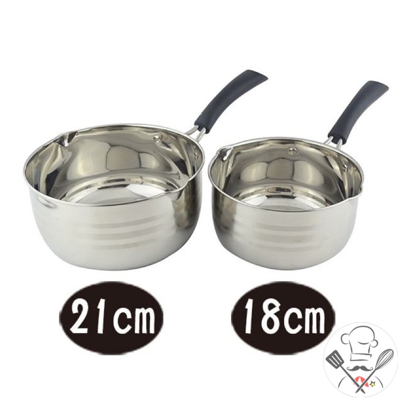 304不鏽鋼三層片手鍋(無蓋) 18/21cm A-OK 雪平鍋 湯鍋 煮泡麵鍋 學生宿舍 租屋 | 蝦皮購物