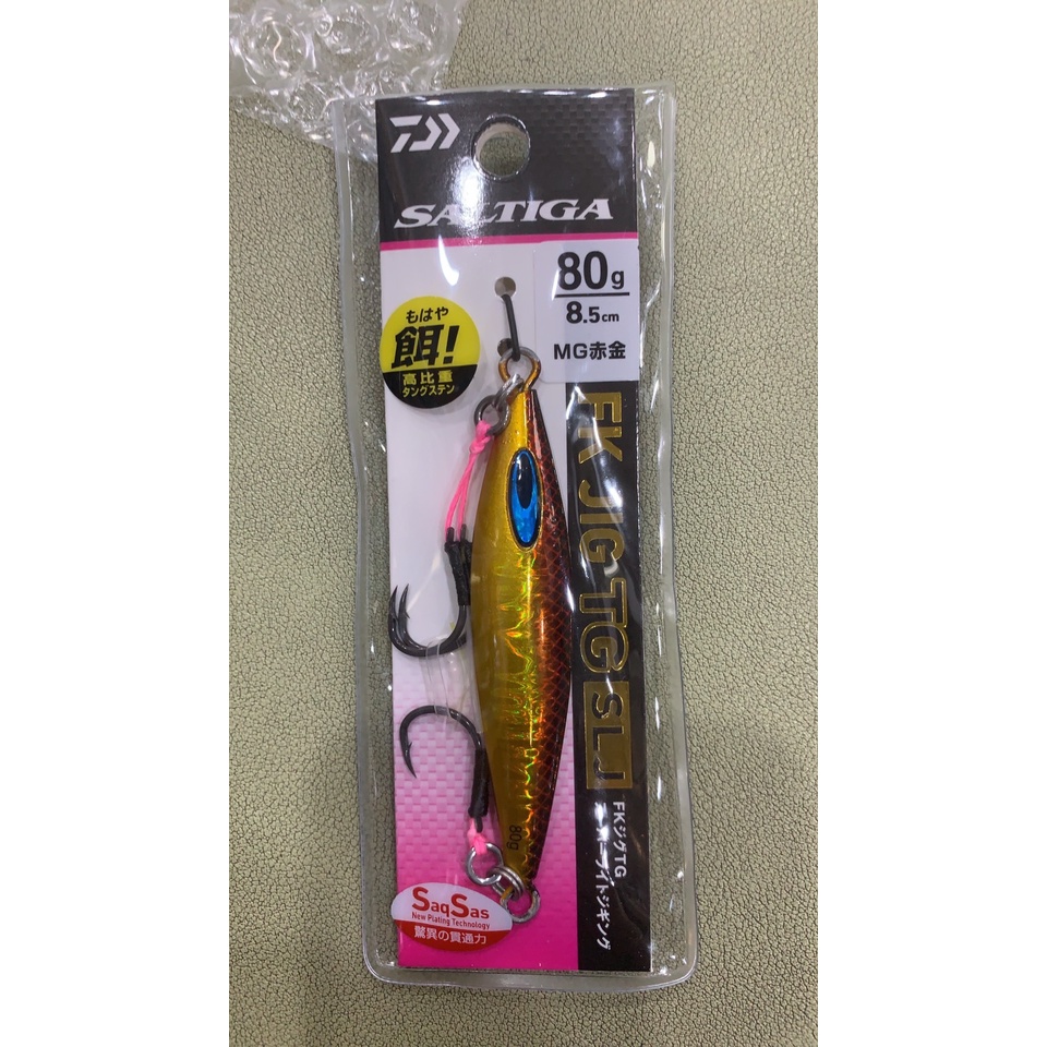 Daiwa SALTIGA 23新色 FK JIG TG SLJ 高比重 鎢鋼鐵板 超輕鐵 微鐵 LSJ 付鉤 | 蝦皮購物