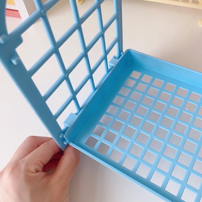 附發票【susumy】雙層收納架 馬卡龍色 桌面收納架 防水簍空 雙層 置物架 | 蝦皮購物