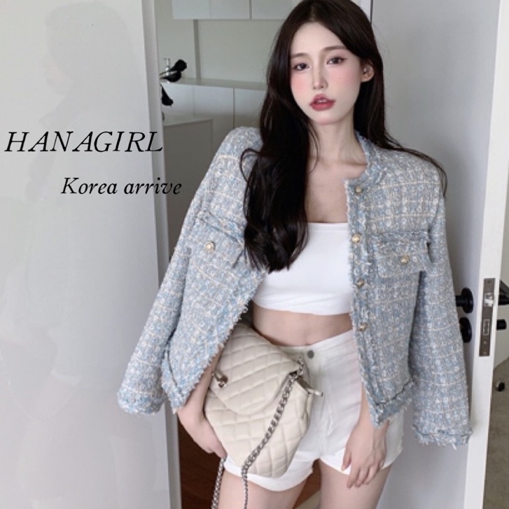 🎀Hanagirl 正韓 ️小香風外套 氣質名媛須邊 西裝外套 C051 | 蝦皮購物