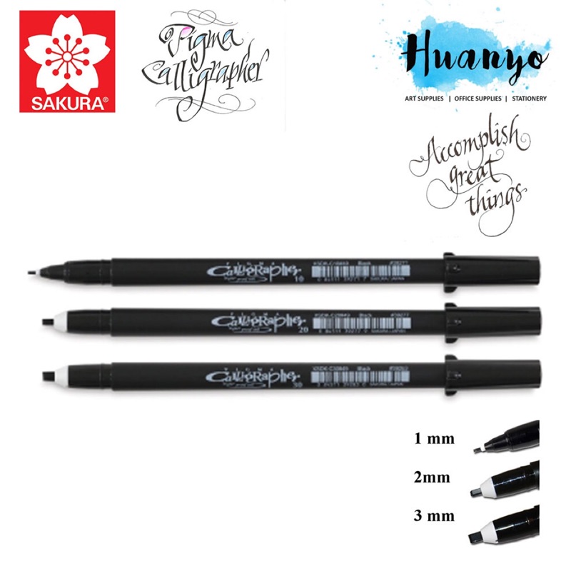 SAKURA PIGMA CALLIGRAPHER 筆格邁藝術筆頭 | 蝦皮購物