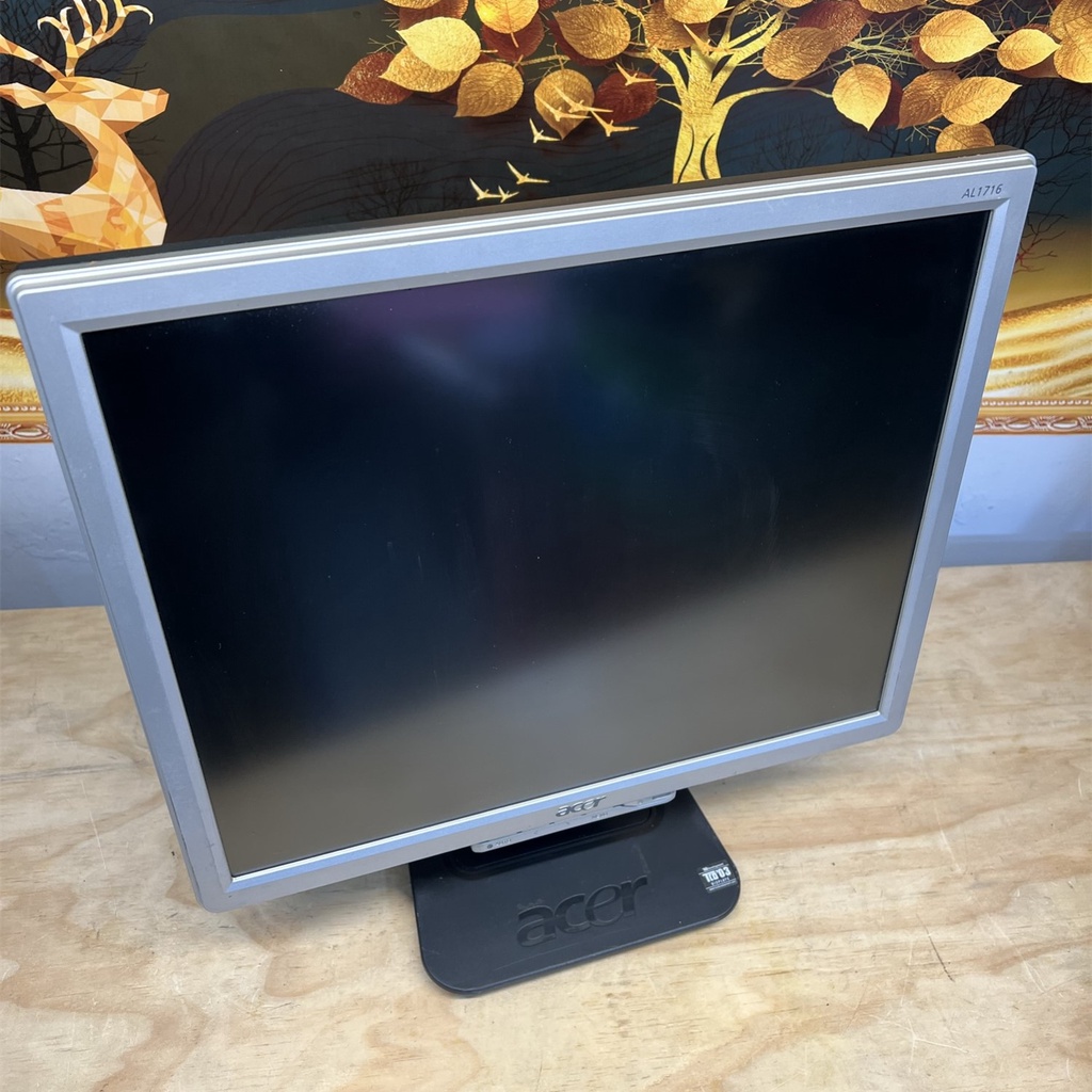 宏碁 Acer AL1716 1717 17吋 正5:4 顯示器 螢幕 監視器 內建喇叭 顯示正常 無亮點 附線材 🖥 | 蝦皮購物